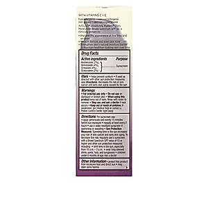 Aveeno Absolutely Ageless Daily Facial Moisturizer with Broad Spectrum SPF 30 Sunscreen, Antioxidant-Rich Blackberry Complex, Vitamins C & E, Hypoallergenic, Non-Comedogenic & Oil-Free, 1.7 fl. Oz