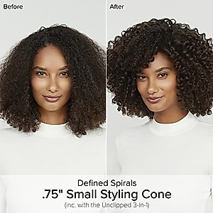 Paul Mitchell Pro Tools Express Ion Unclipped 3-in-1 Ceramic Interchangeable Curling Wand, 3 Barrels for Multiple Hairstyles