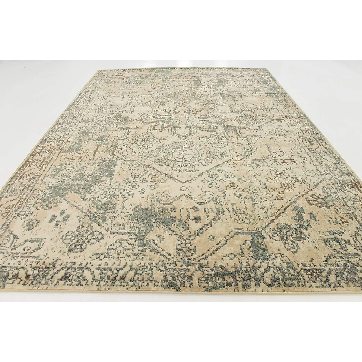 Unique Loom Tuareg Collection Area Rug - Sandstorm (9'x 12' 2" Rectangle, Multi/ Gray)