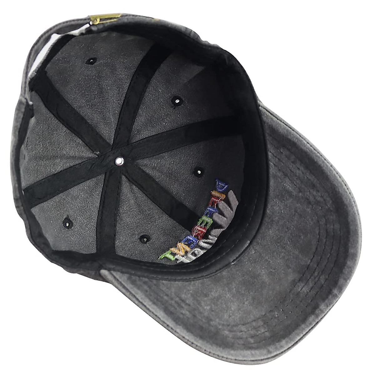 Autism Hats for Men Women, Different Not Less Autism Awareness Hat, Adjustable Autistic Hand Decoration Inspirational Baseball Cap, Funny Birthday Thank You Gifts for Dad Mom Grandpa Grandma Teacher