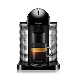 Nespresso GCA1-US-BK-NE VertuoLine Coffee and Espresso Maker, Black (Discontinued Model)