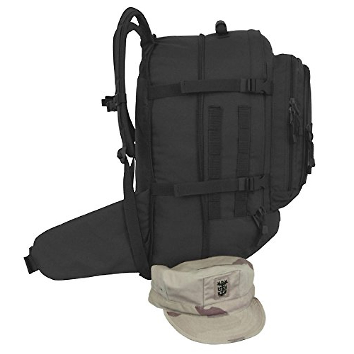 Mercury Tactical Gear Code Alpha 3 Day Stretch Tactical Backpack, Basic, Black, One Size