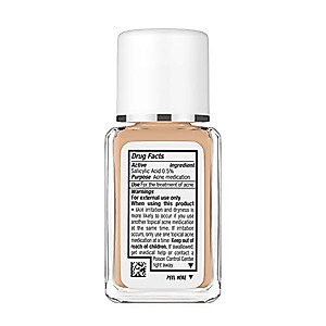 Neutrogena SkinClearing Oil-Free Acne and Blemish Fighting Liquid Foundation with Salicylic Acid Acne Medicine, Shine Controlling, for Acne Prone Skin, 115 Cocoa, 1 fl. oz