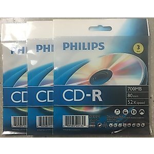 Philips 700 MB C-Dr Foil Wrap 3 Pack (CR7D5NZ03/27)