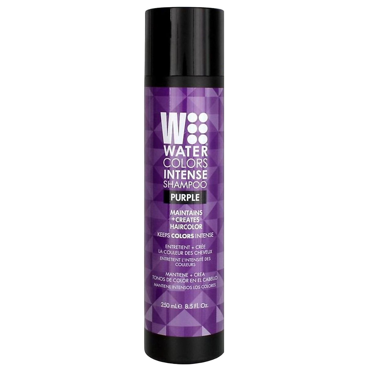 Watercolors INTENSE Semi Permanet Color Depositing Shampoo. Sulfate & Paraben Free to Maintain & Enhance Hair Color 8 fl oz - PURPLE