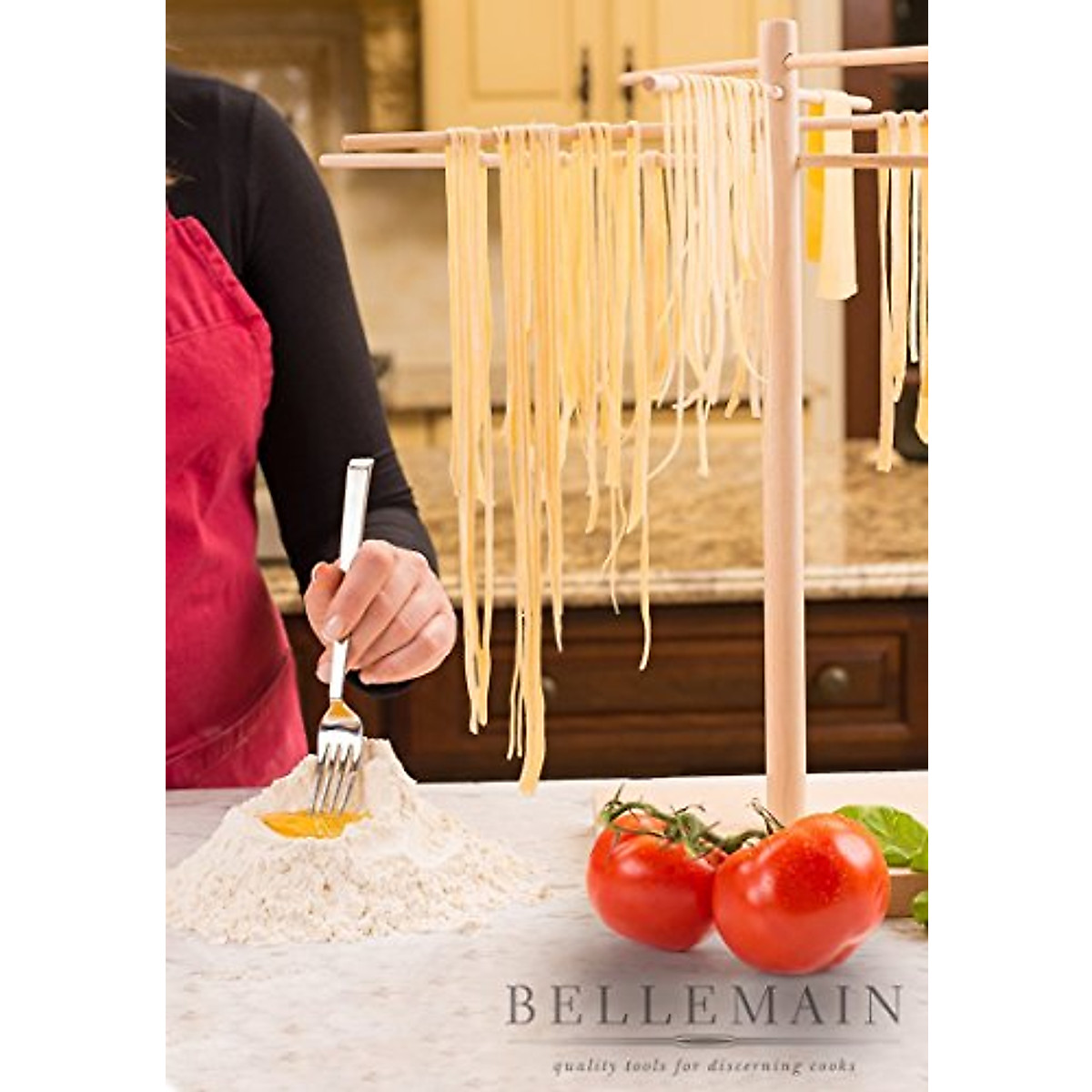 Bellemain Large Wood Pasta Drying Rack