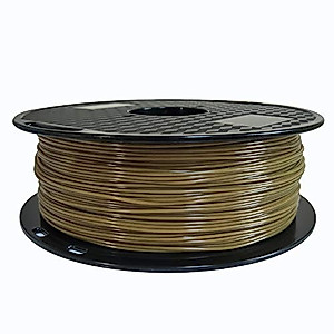 Temperature Color Change Brown to Green PLA Filament 1.75mm 1KG 3D Printer Filament Spool 3D Pen Filament 2.2LBS 3D Printing Material CC3D Heat Color Changing Filament with Temperature