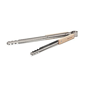 Snow Peak Barbecue Tongs - Sturdy & Durable Grilling Tools - Stainless Steel - 7.6 oz