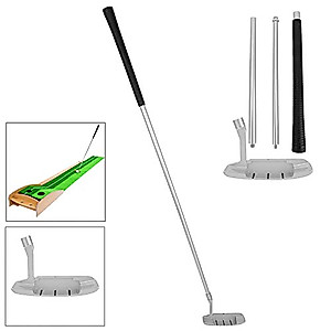 Solid Golf Putter Golf Club,with Rubber Grip,for Golf Training