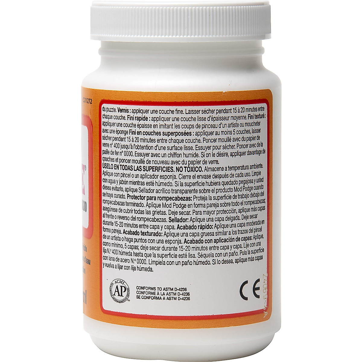 Mod Podge CS11272 8 fl. oz. Decoupage Satin Glue, 8 ounce, Clear