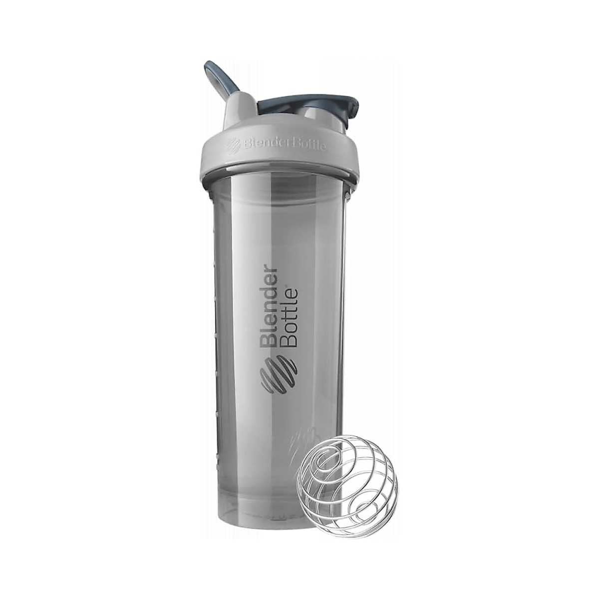BlenderBottle Shaker Bottle Pro Series Perfect for Protein Shakes and Pre Workout, 32-Ounce, Pebble Grey