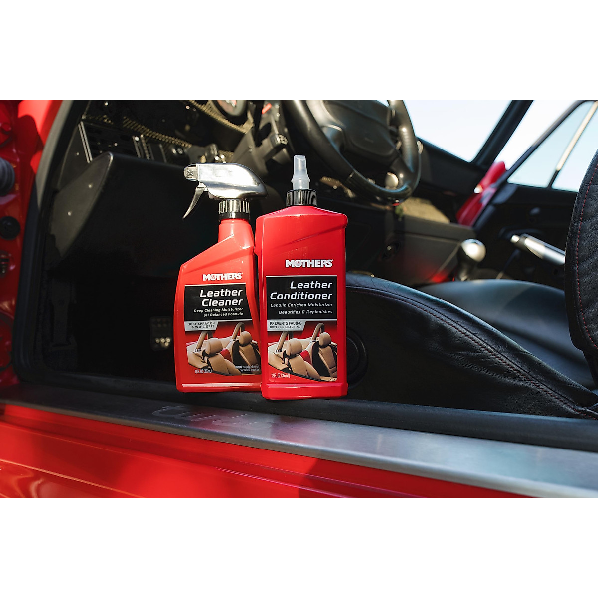 Mothers 06412 Leather Cleaner, 12 oz.