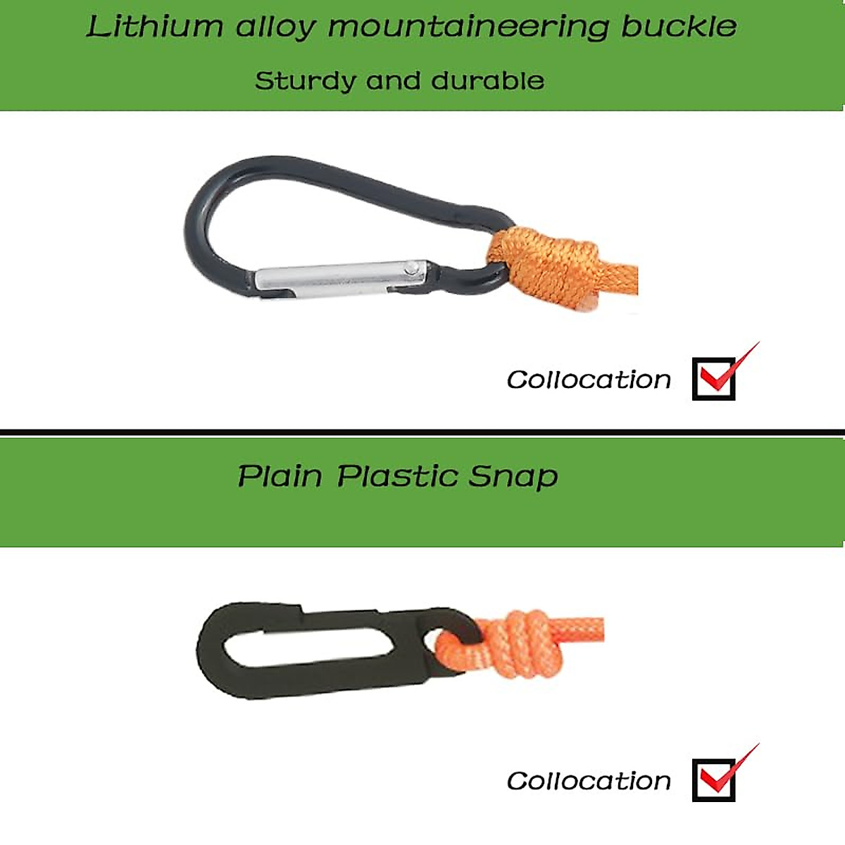 WaWacomp Portable Travel Clothesline is 32 Ft Retractable Clothesline for Indoor Clothes Lines and Outdoor Camping Clothesline with 10 Positioning Snaps, 10 Clothespins (1 Retractable)