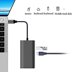 XUNMAIFHB Portable Docking Station,8-in-1 Docking Station Type-c to hdmi VGA USB3.0 HUB SD Card Reader PD Gigabit Network Card Audio USB3.0/SD Card/RJ45/HDMI/VGA/Stereo Fast Transmission