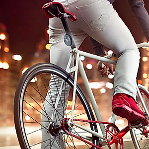 BESPORTBLE 4pcs Reflective Light Sheet Bicycles Accessories Plastic Round Reflector Bike Supplies Reflectors Bike Reflective Tool Plastic Reflector Warning Reflector Bike Lamp Reflector