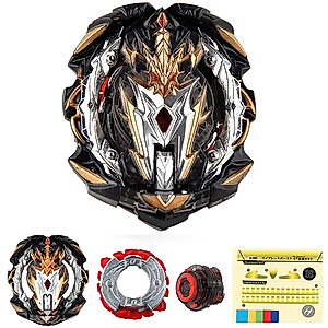 Left Right Sparking Launcher Lr Bey Burst Evolution Turbo GT Blades Battling Tops String Launcher Grip B-153 Prime Apocalypse Dagger Ultimate Reboot Starter Set Gaming Spinning Toy Boys' Gift