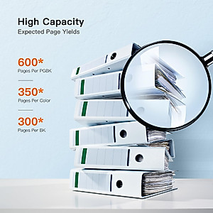 E-Z Ink (TM Compatible Ink Cartridge Replacement for Canon PGI-250XL PGI 250 XL CLI-251XL CLI 251 XL to use with PIXMA MX922 MG5520 (1 Large Black, 1 Cyan, 1 Magenta, 1 Yellow, 1 Small Black) 5 Pack