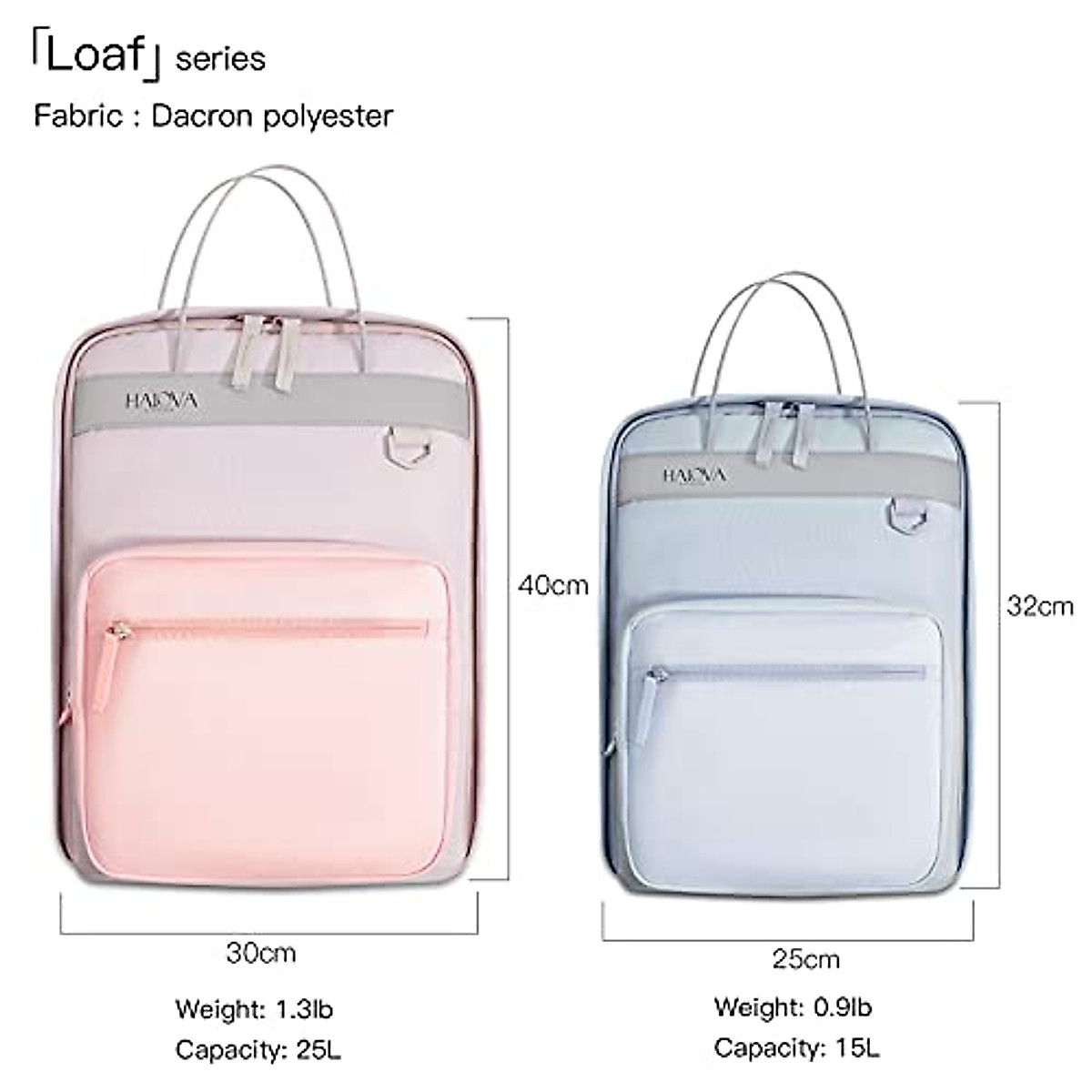 HaloVa Diaper Bag, Baby Daddy Mommy Travel Backpack with Wet Cloth, Tissues, Bottle Pockets, with Stroller Straps