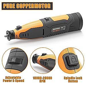 E-SDS Electric Chainsaw Sharpener Kit, Cordless Chain Saw Sharpener Tool 12V Battery Powered with High Speed Diamond Sharpening Wheels Accessories