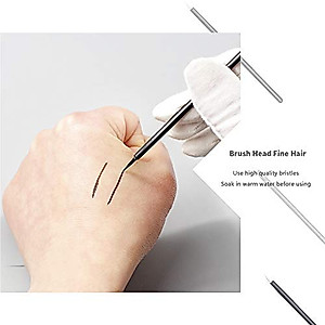 YEASHINE 100 Pack Disposable Eyeliner Brushes Applicator Cosmetic Eye Wands Makeup Tool