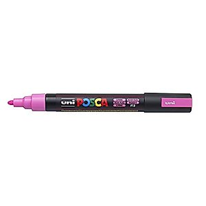 Posca Acrylic Paint Marker, Medium, Fluorescent Pink