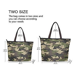 Abstract Camo Camouflage Handbags and Purse for Women Tote Bag Large Capacity Top Handle Shopper Shoulder Bag