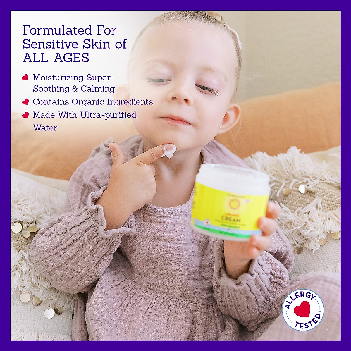 California Baby Calendula Cream | Soothing Baby Cream | Allergy Friendly | Plant-based | Soothes and Moisturizes Irritated, Dry Skin On Face and Body | 2 oz