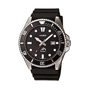 Casio Men's MDV106-1AV 200M Duro Analog Watch, Black