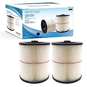 Reinlichkeit 2 Pack Cartridge Filter for Craftsman 17816 9-17816 Wet/Dry Air Filter Replacement Part