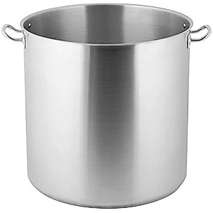 Royal Industries Classic Stock Pot with Cover, 100 qt, 19.7" x 19.7" HT, Stainless Steel, Commercial Grade - NSF Certified