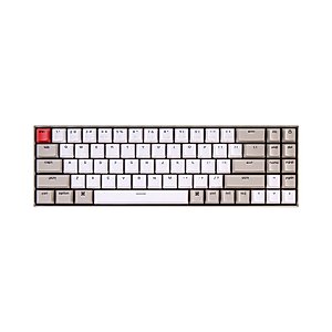 Keychron K14 Bluetooth 5.1 Wireless Mechanical Keyboard with Keychron Brown Switch/Rechargeable Battery, 72 Keys Compact Keyboard Compatible with Mac Windows