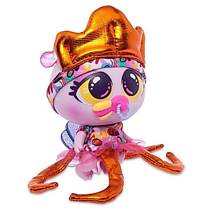 Nerlie Neonate Aquanerlie Aquamerito Clothing Wear - Shiny Orange Deep Sea Queen Tentacled Dress and Crown Headband - KSI-Merito Glu Glu by Distroller