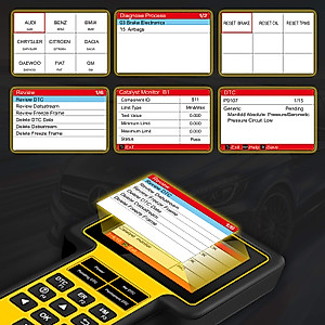 thinkcar Scan Tool TS600 OBD2 Scanner - ABS SRS Automotive Car Code Reader with Oil/EPB/TPMS Reset Service Car Diagnostic Tool, Turn Off Check Engine ABS SRS Warning Light