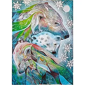 ICECHEN Art Leopard Diamond Painting Kits - 5D Diamond Art Kits Full Drill Diamond Painting Kits for Adults Kids Beginner, Diamonds Dots Arts and Crafts for Adults HomeWall Decor 12X16 inch