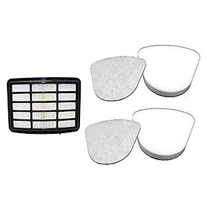 Anewise Filter Replacement for Shark Navigator Lift Away Deluxe Professional Vacuum ZU503AMZ NV350 NV351 NV352 NV355 NV357 NV360 NV370 UV440 UV540, Parts XFF350 & XHF350, 1 HEPA + 2 Pre-Felt Filters