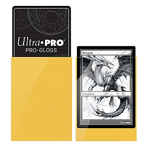 Ultra Pro Standard PRO-Matte Deck Protectors (for Magic & Pokemon) - Yellow (50 ct.)