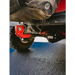 Universal Hitch Slider Skid Protection for Most 2" Hitch receivers (Red)