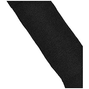 Dr. Scholl's Women's Diabetes and Circulatory Crew 4 Pair Casual Sock, Black, Shoe Size 7-12 US