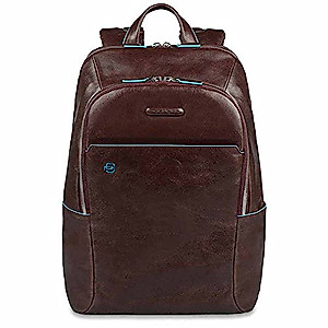 Piquadro Computer Backpack with Padded Ipad/Ipadmini Compartment, Mahogany, One Size