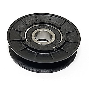 2 Idler Drive Pulley Set Compatible with John Deere Sabre Pulley V-Idler Pulley GX20286 and Flat Idler Pulley GX20287