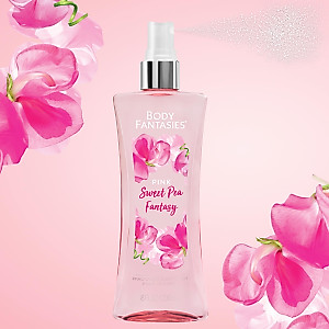 Body Fantasies Signature Fragrance Body Spray, Pink Sweet Pea Fantasy, 8 fl oz
