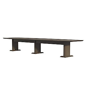 Safco Products Safco 168" Rectangle Conference Table - Textured Driftwood - Sterling Series