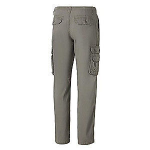 Lee Men's Wyoming Relaxed Fit Cargo Pant, Sagebrush, 36W x 32L