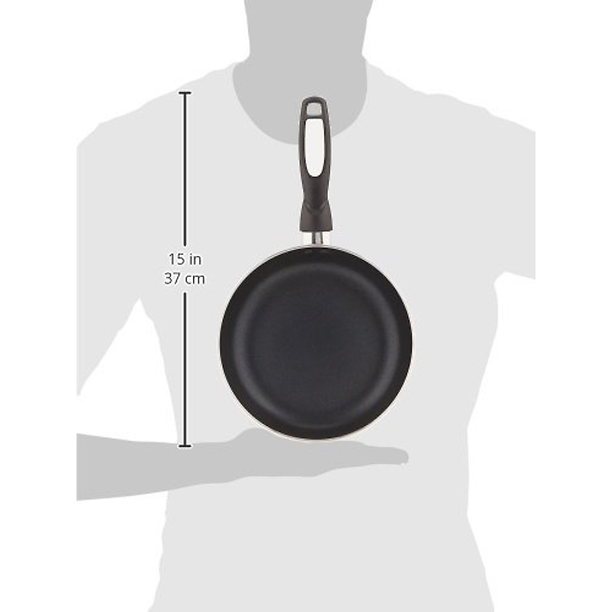 Gourmet Chef Heavy Duty 8 Inch Non Stick Fry Pan, Red