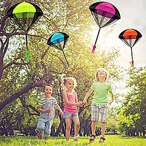 Pinkiwine 6 Pack Parachute Toys Throwing Toy for Kids Boys Girls Christmas Stocking Stuffers Party Favors Gifts