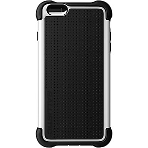 Ballistic for iPhone 6S Plus / 6 Plus Holster Case,TJ Tough Jacket Maxx, Screen Protector, Rugged and Heavy Duty Defender Cover W/Belt Clip Holder (Black/White)
