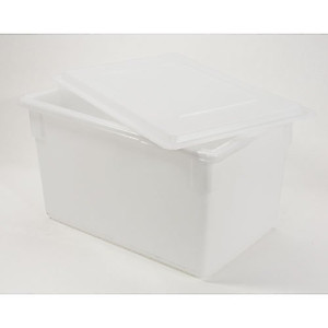 Rubbermaid Rcp3501whi Food/Tote Boxes 21.5Gal 26W X 18D X 15H White