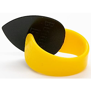 Fred Kelly Picks D5TB-L-3 Delrin Bumblebee Teardrop Large Light Guitar Pick