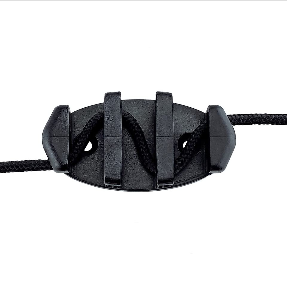 Coshar 4pcs Nylon Kayak Zigzag Anchor Cleat Set Kayak Rope Holder for Boat Secure Kayak Canoe Deck Rigging Accessories