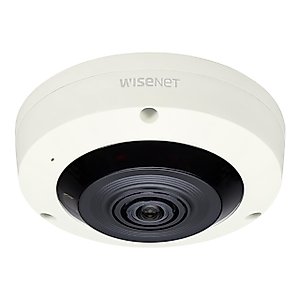 Hanwha Techwin XNF-8010R X-Series 6MP sensor 360° Indoor Fisheye Camera, 1/1.8" CMOS, 2048x2048 Resolution, 1.6mm (192°x192°) Lens w/Simple Focus, WDR 120dB @30fps, PoE or 12VDC